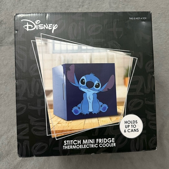 Disney | Other | Disney Stitch Mini Fridge Thermoelectric Small Cooler ...